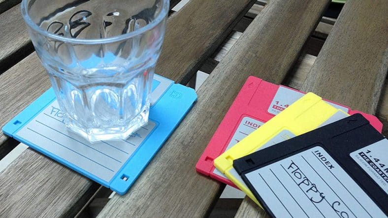 Floppy Disk Drink Coasters - Cool Things to Buy 247